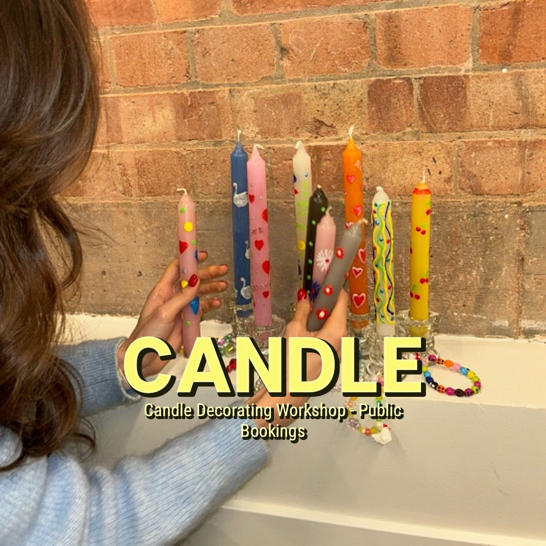 90s Inspired Candle Decorating Workshop – Duende Lab
